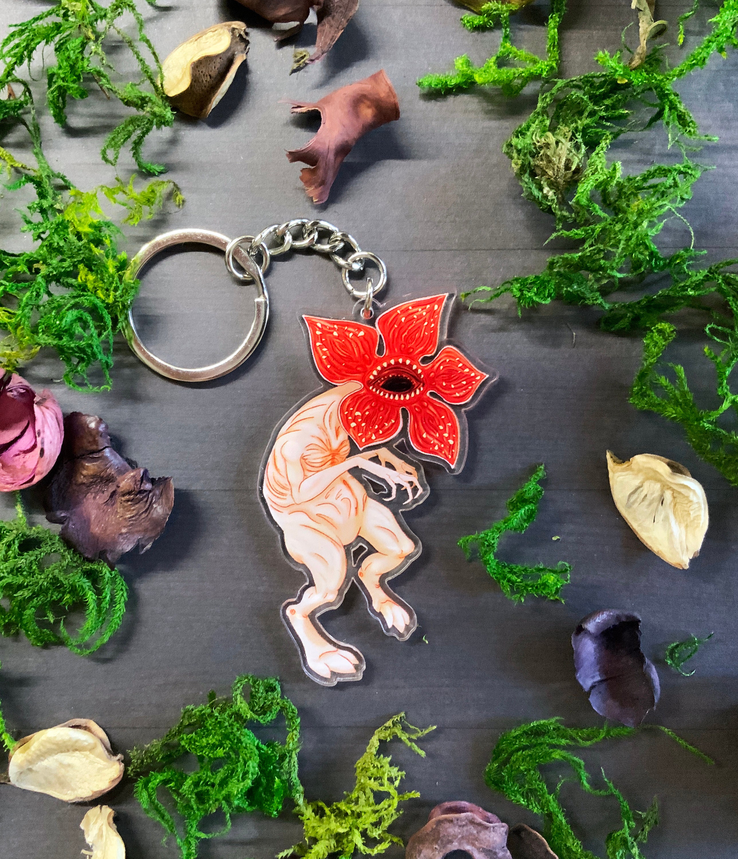 Stranger Things Demogorgon Recycled Acrylic Keychain Season - Etsy