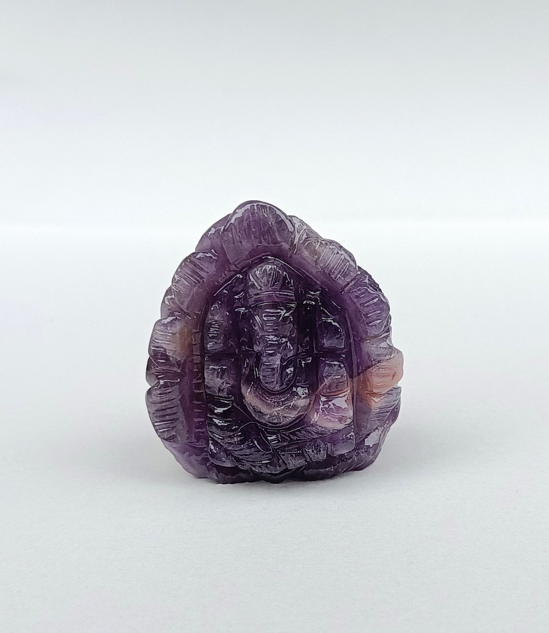 Amethyst Handmade Carving of Ganesh Ganesh Sculpture Gemstone Ganesha ...