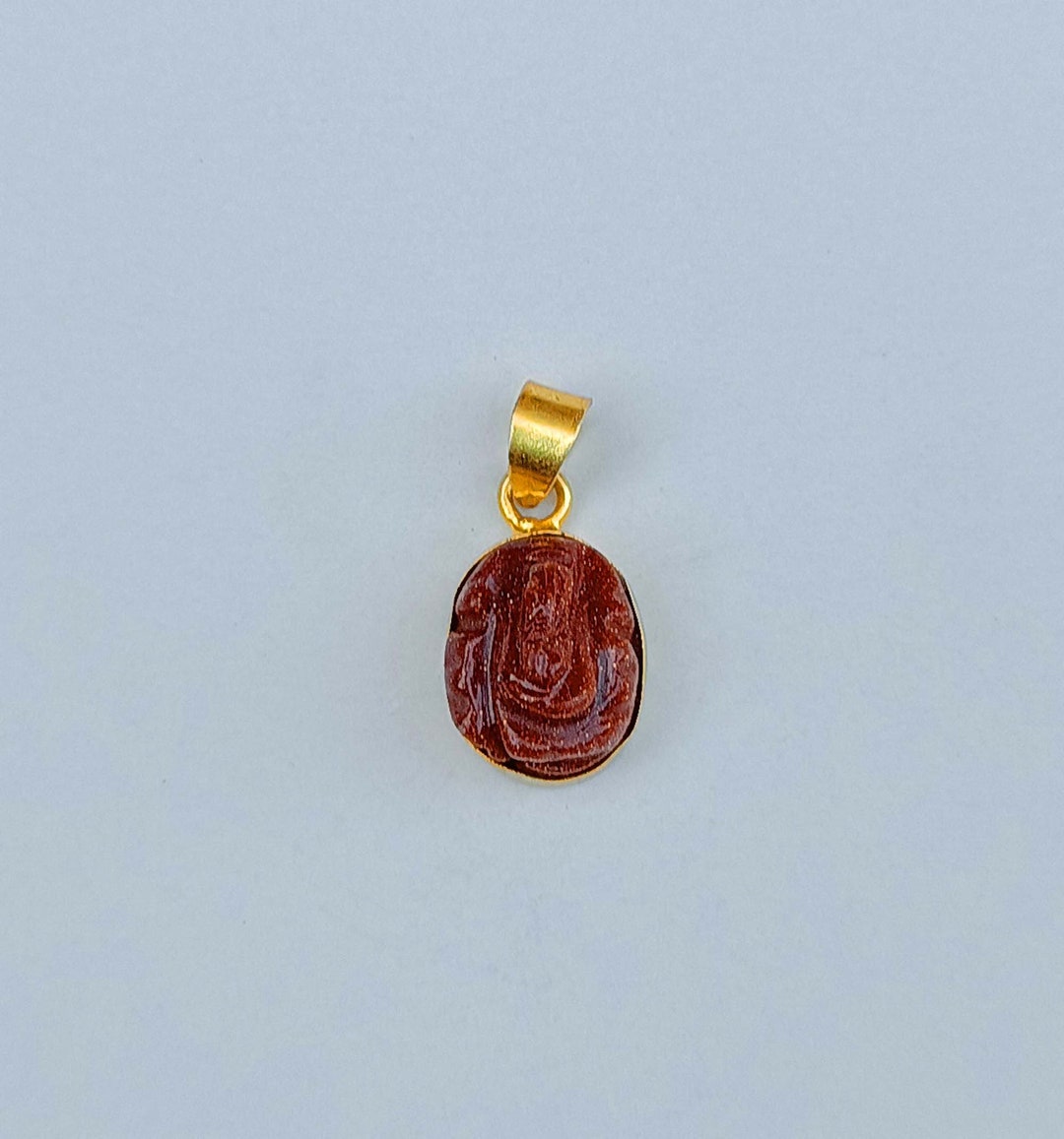Ganesh Raw Sun Sitara Pendant Handmade Ganesh Pendant Sun Sitara Carved ...