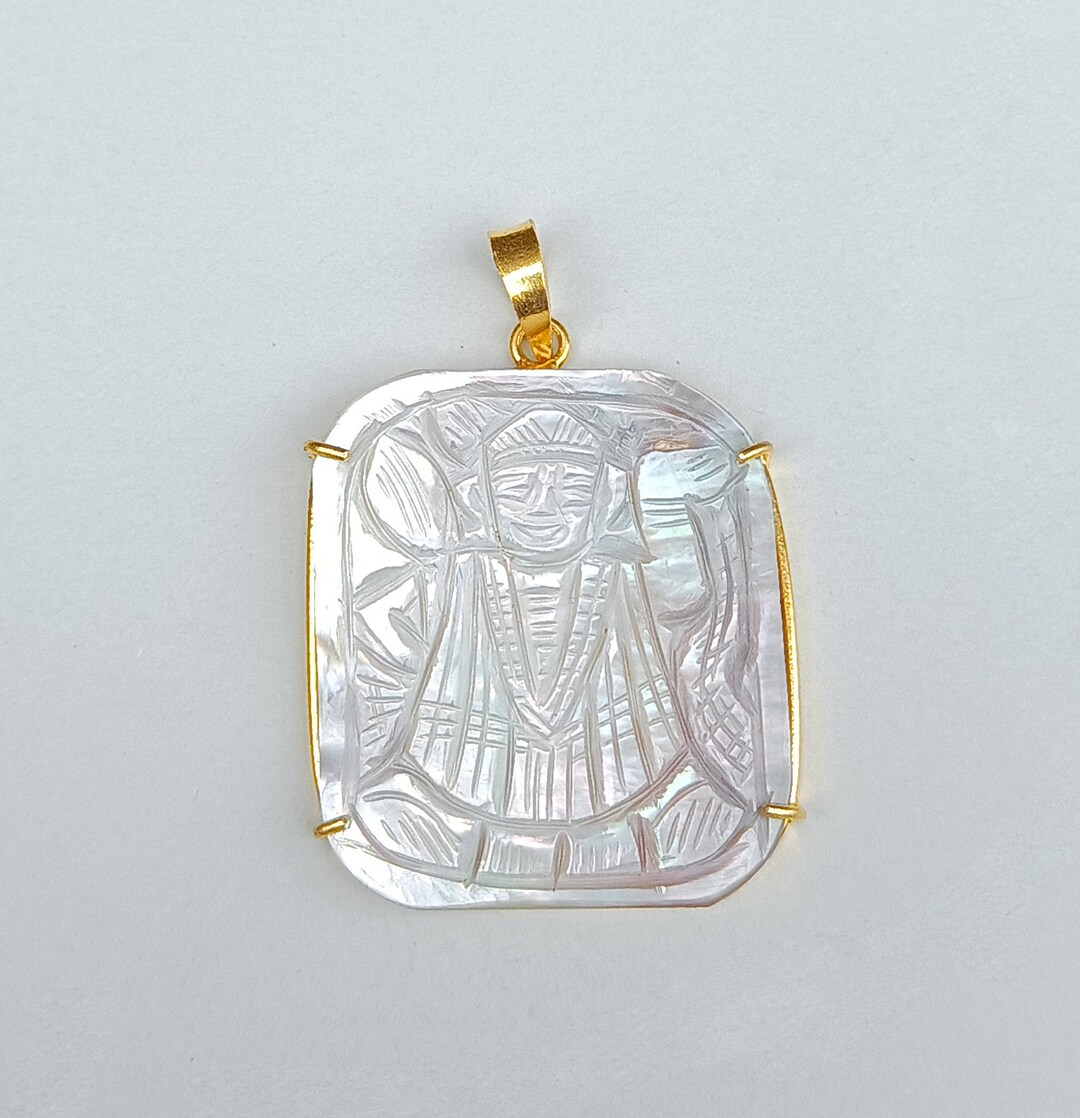 Beautiful Shrinath Ji Pendant Lord Shrinath Ji Raw Mother of - Etsy