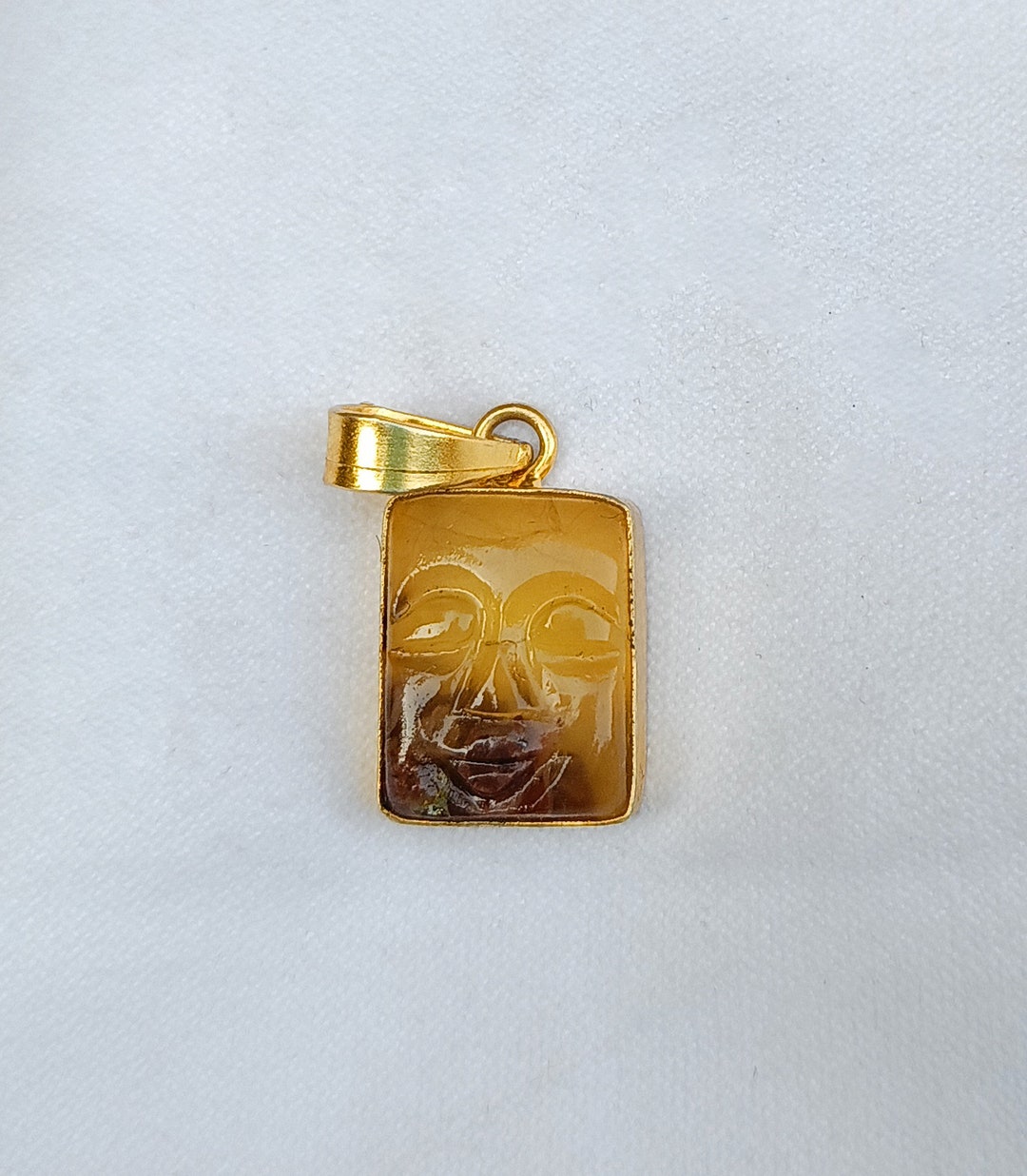 Beautiful Agate Moon Face Pendant Unique Moon Face Pendant Party Wear ...