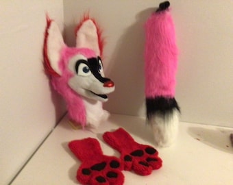 Furry Head and Paws - Etsy