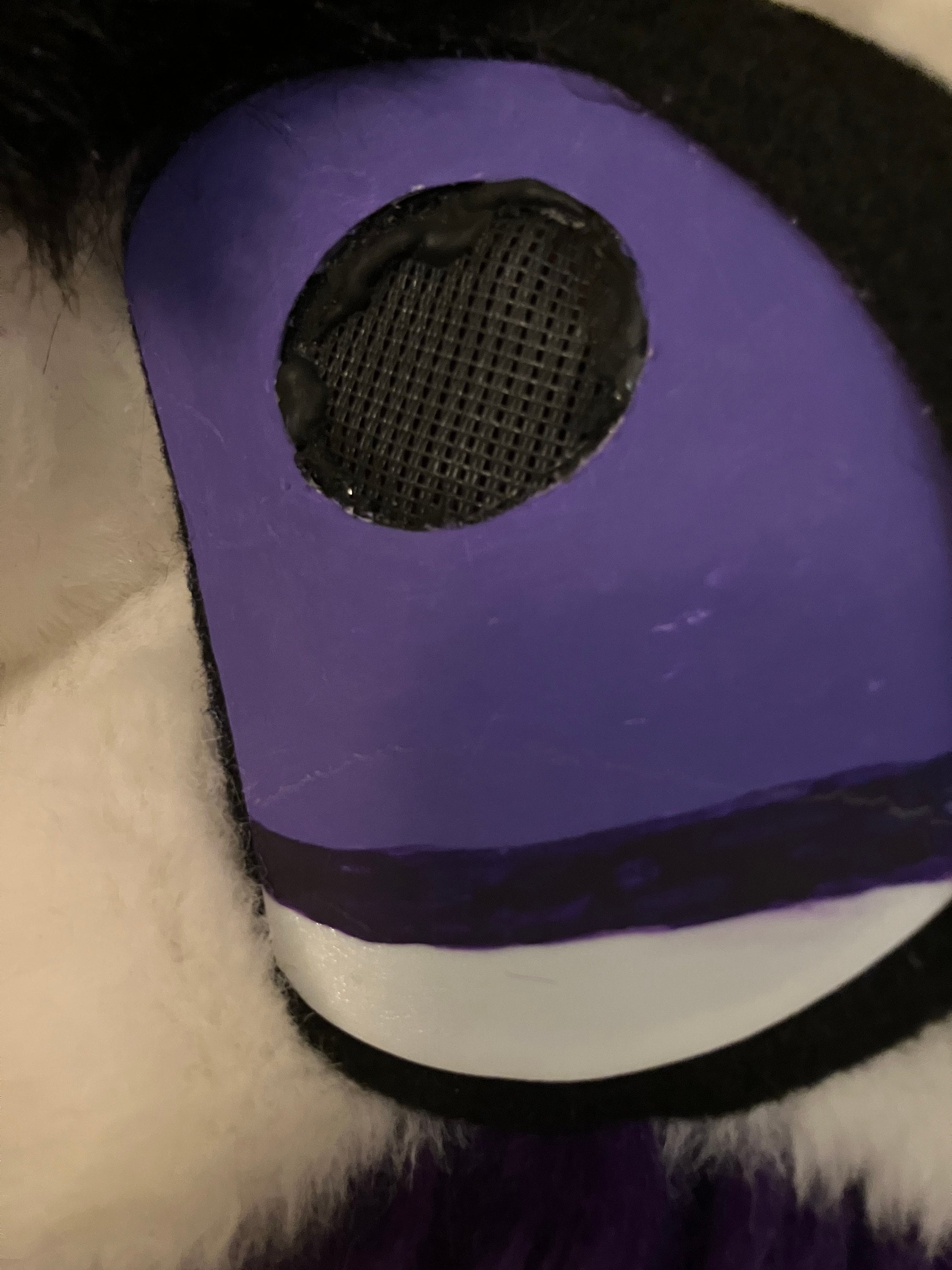 Purple Lavafox Fursuit 2017 Head and Tail Set Fursuit Mini Partial Used ...