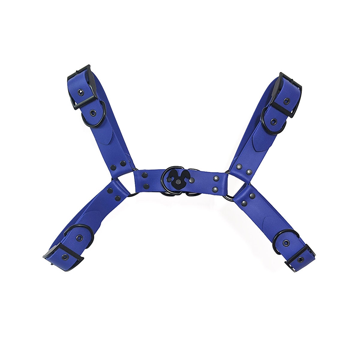 Royal Blue Fully Adjustable Custom Leather Feel Mens Harness - Etsy