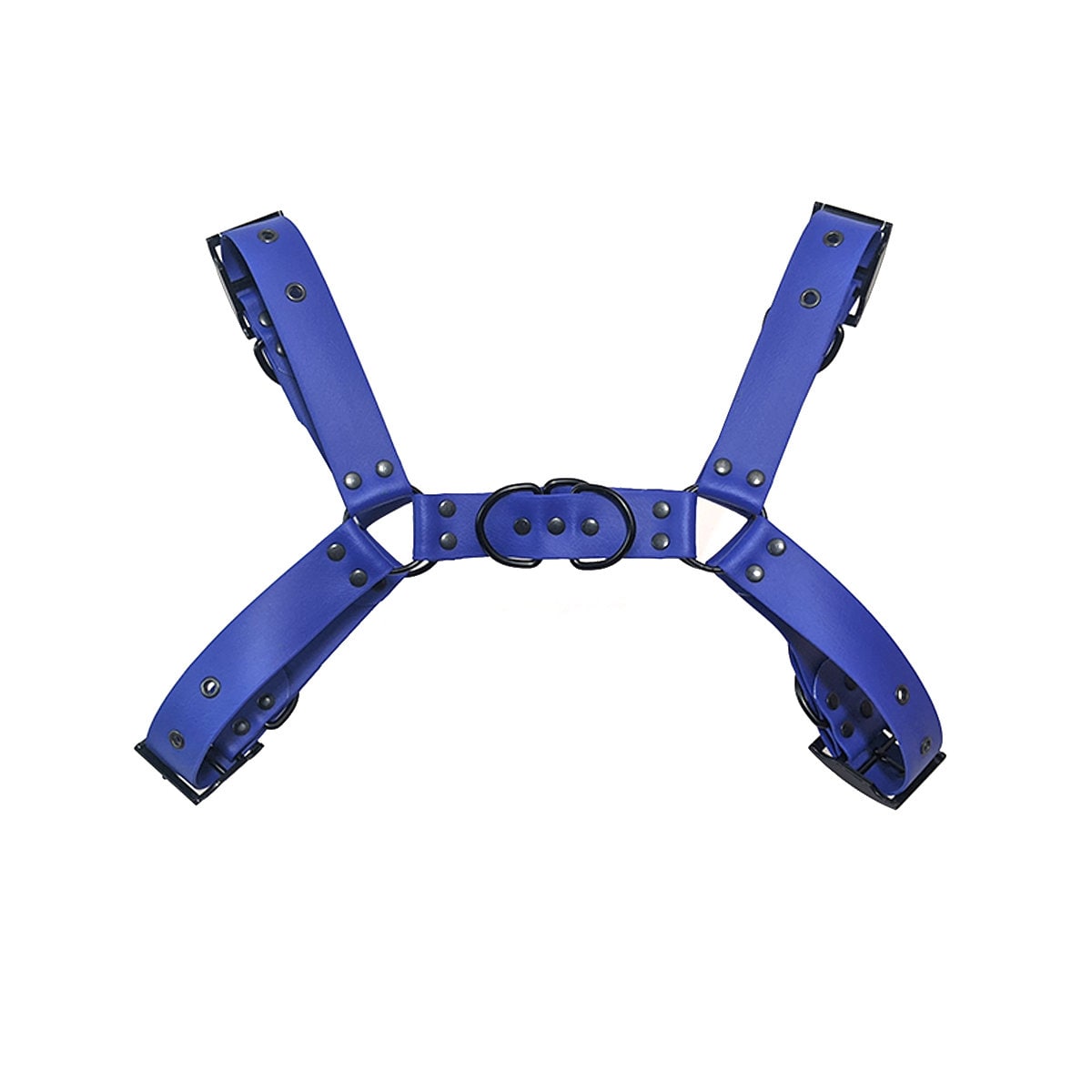 Royal Blue Fully Adjustable Custom Leather Feel Mens Harness - Etsy