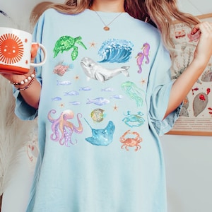 Mermaidcore Shirt Mermaid Core Comfort Colors Shirt Beachy Shirts ...