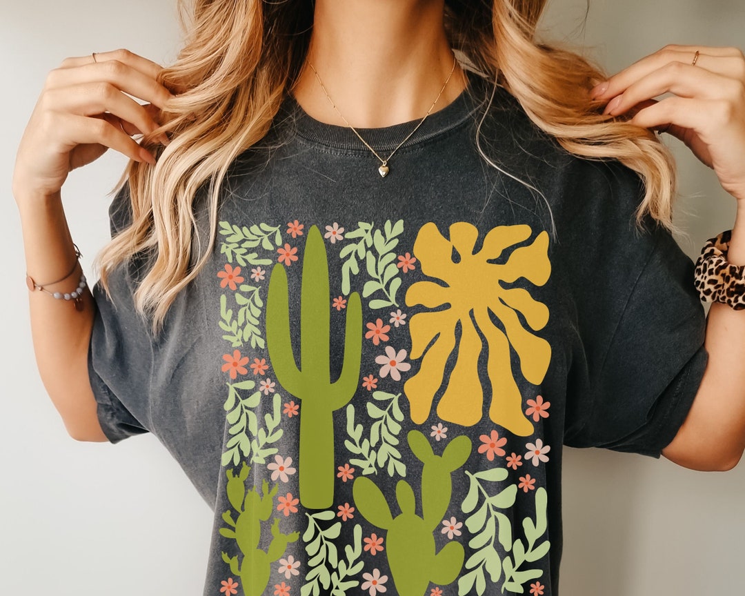 Cactus Tshirt Wild Flowers Shirt Comfort Colors BOHO Wildflowers Sun ...