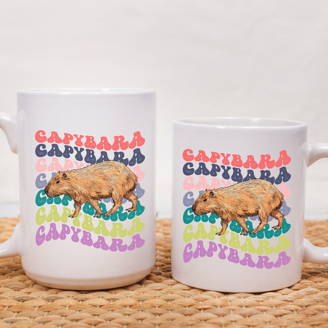 Capybara Mug, Capybara Gift, Capybara Lover, Capybara Coffee Mug, Large ...