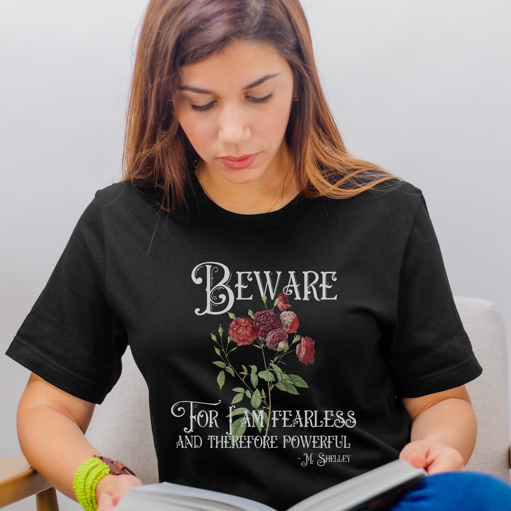 Dark Academia Shirt Feminist Shirt Mary Shelley Quote Goth Shirt Gothic ...