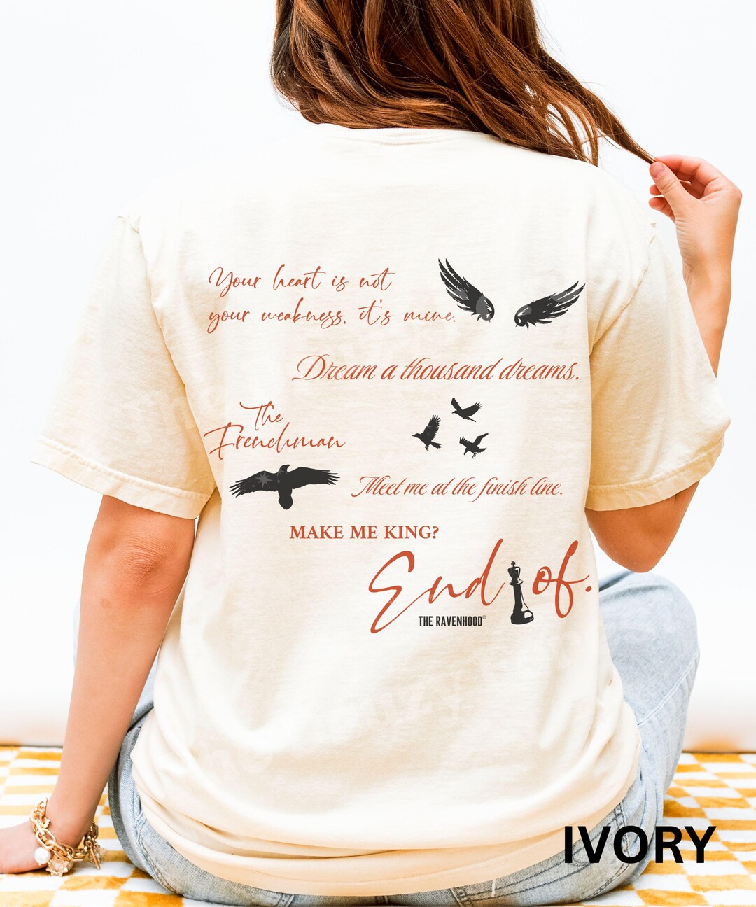 Ravenhood Shirt, Tobias King Shirt, the Ravenhood Series, End O,f ...