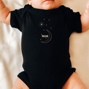 Sun and Moon Bodysuit Minimalist Baby Twin Bodysuits Gender Neutral ...