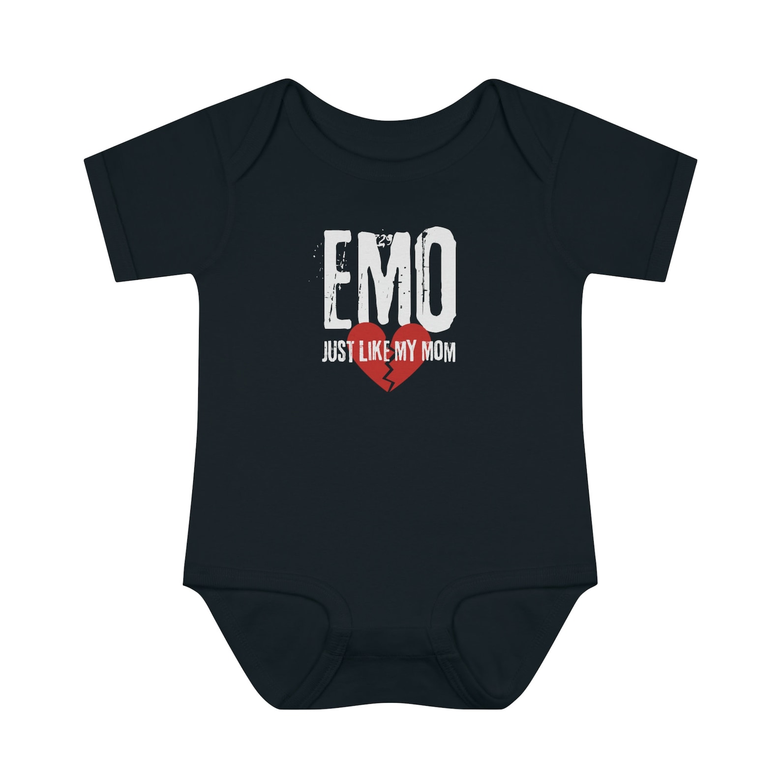 Emo Baby Clothes, Emo Aesthetic, Grunge Baby Bodysuit, Emo Like Mom ...