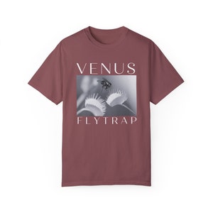 Venus Flytrap Shirt, Carnivorous Plant Lover Band Style Tee Venus Fly Trap Tshirt Gift for ...