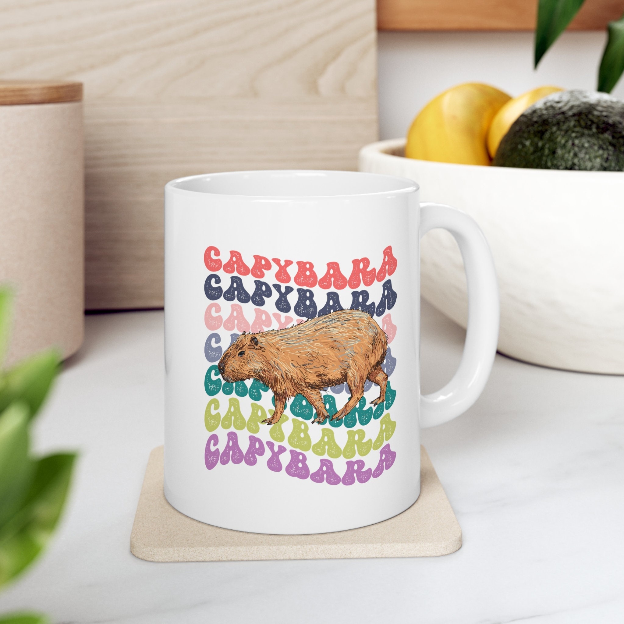 Capybara Mug, Capybara Gift, Capybara Lover, Capybara Coffee Mug, Large ...