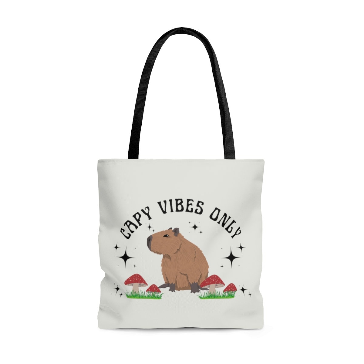 Capybara Tote Bag Capybara Gifts Mushroom Tote Bag Retro Tote Bag ...
