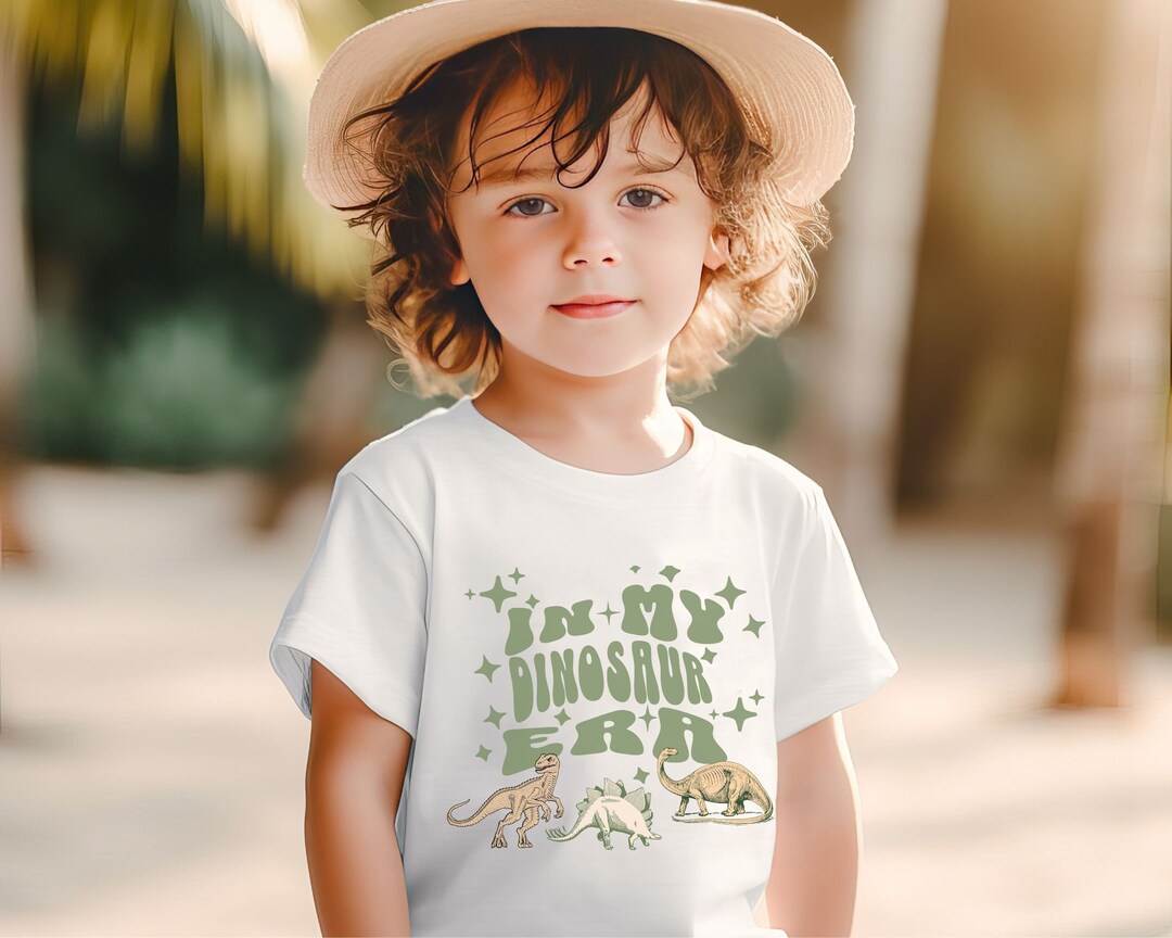Dinosaur Era Toddler Tee T-rex Shirt for Kids Preppy Shirts - Etsy