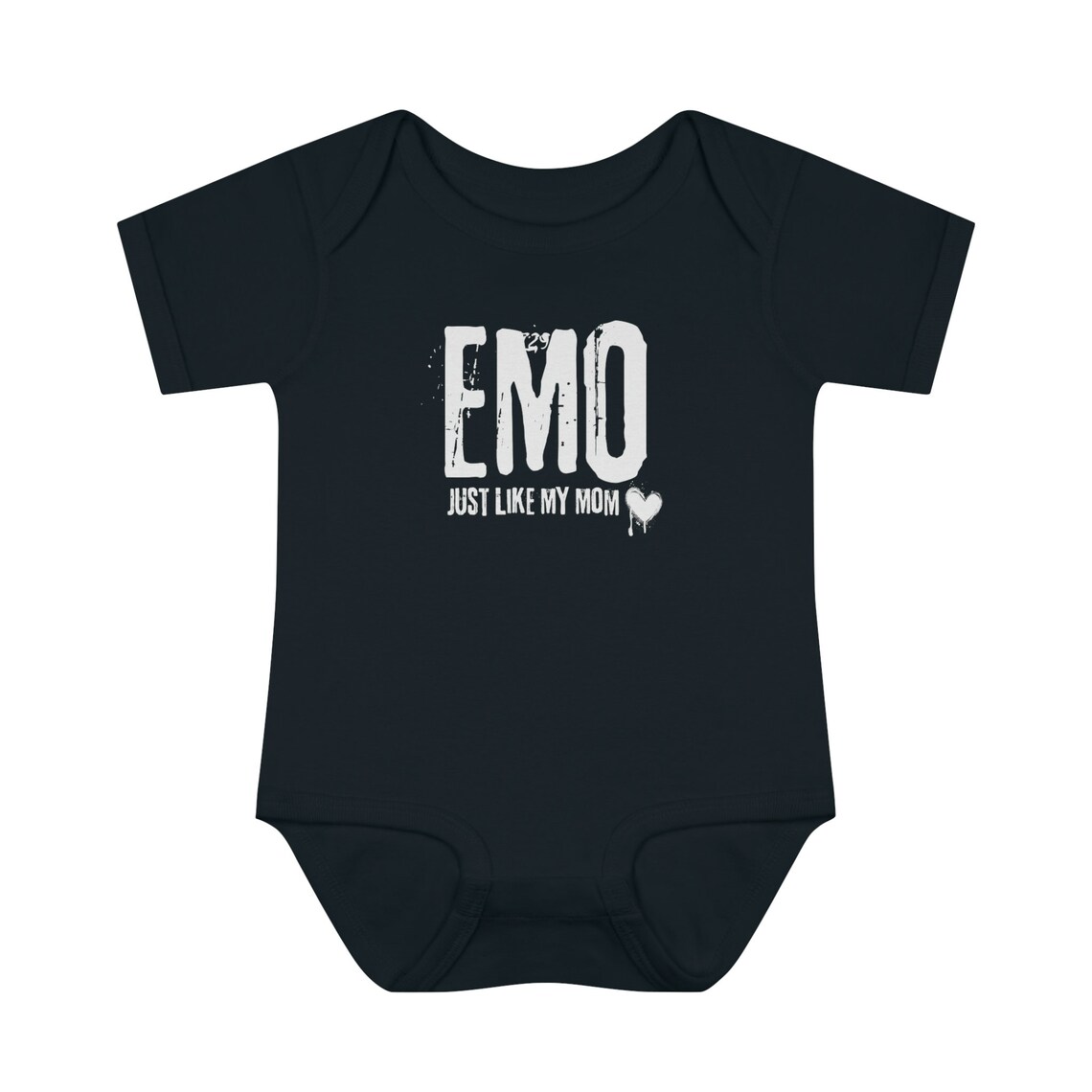 Emo Baby Clothes, Emo Aesthetic, Grunge Baby Bodysuit, Emo Like Mom ...