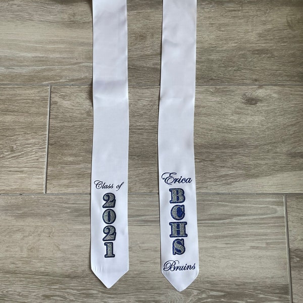 Customized Graduation Stole - Etsy