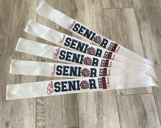 Custom Senior Sashes - Etsy