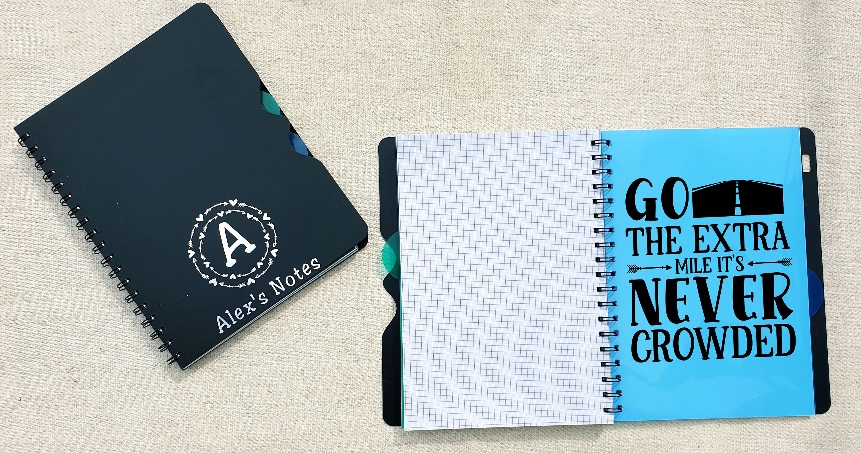 Personalised Motivational A5 Notebooks Personalised | Etsy