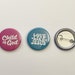 Set of 3 Christian Button Pin 1.5 In, Child of God, Love Like Jesus ...