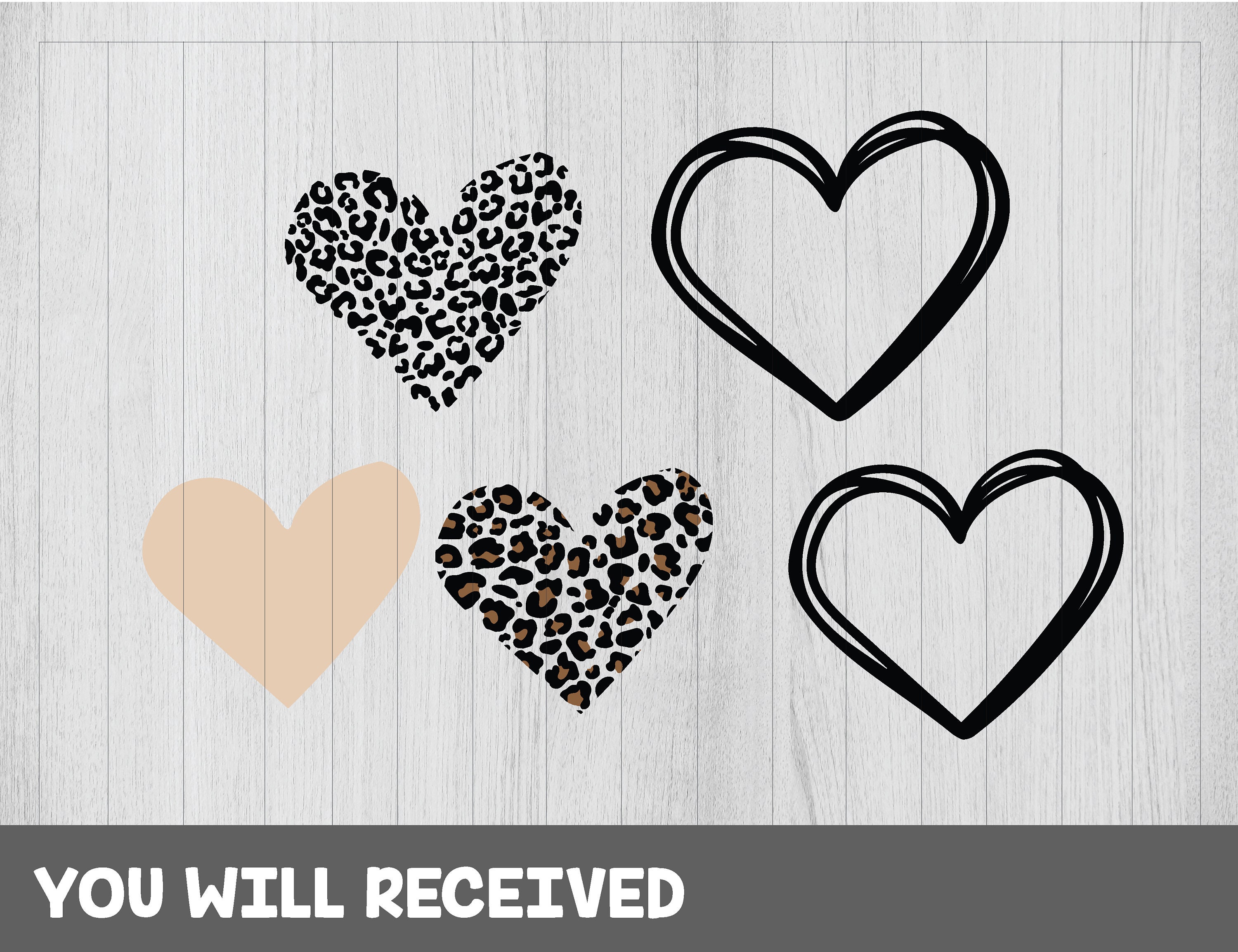 Leopard Heart Svg Animal Print Heart Fosfo Leopard Pattern Svg - Etsy
