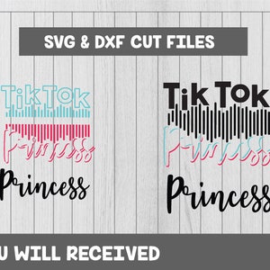 Tik Tok Princess Svg Tiktok Princess Svg Tik Tok Svg Tiktok Princess ...
