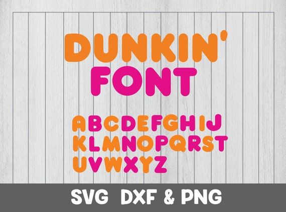 Dunkin Donuts Font Logo Dunkin Donuts svg | Etsy
