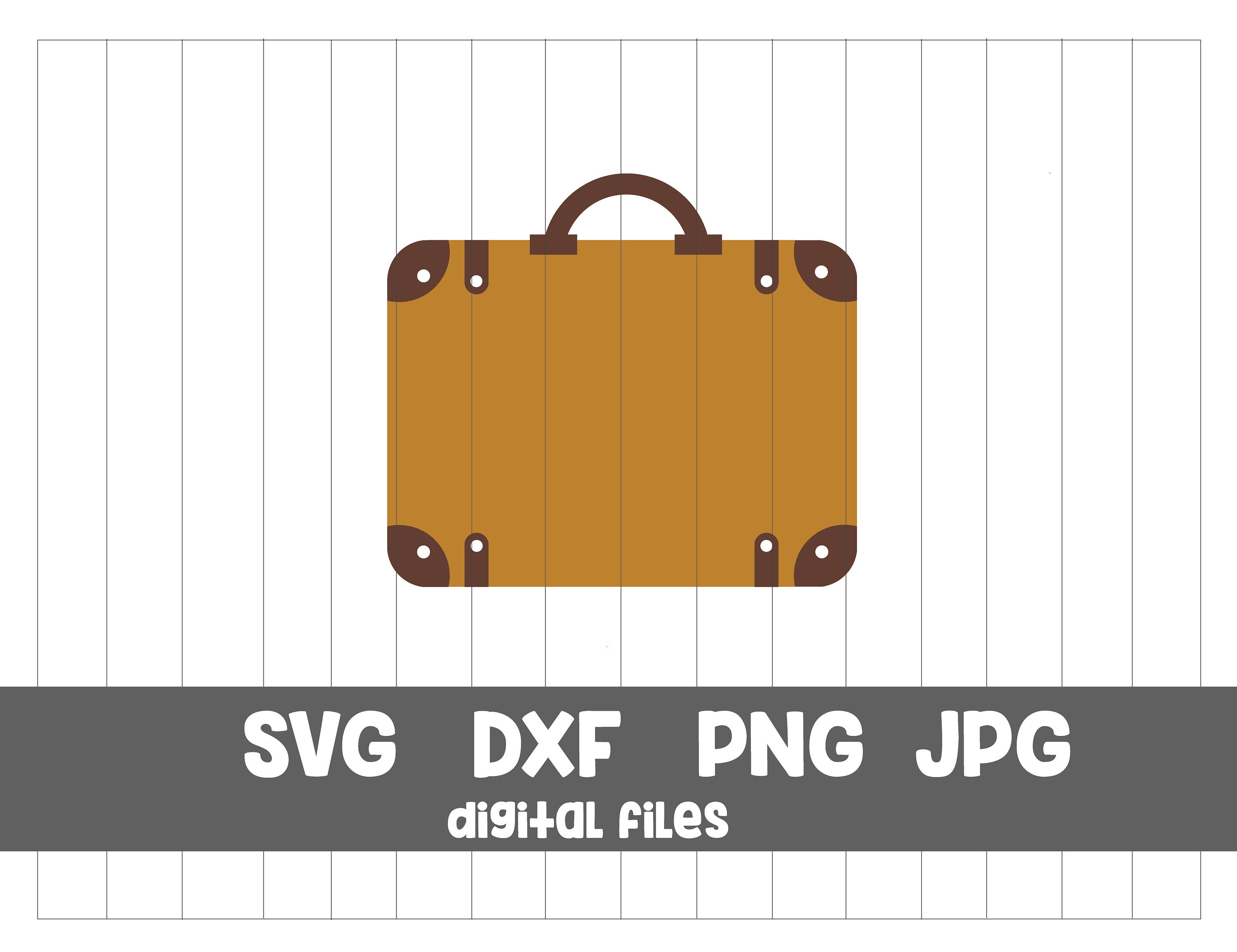 Suitcase Svg Vintage Suitcase Svg Cut Files Travel Clipart - Etsy Canada