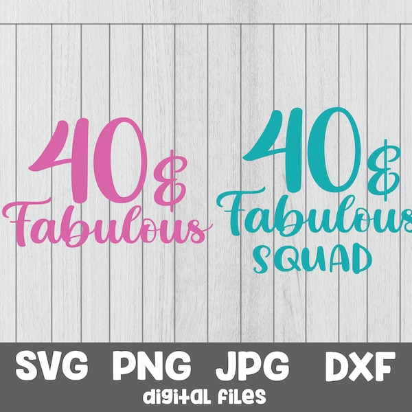 40 and Fabulous - Etsy UK