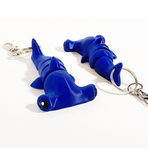 Articulated Hammerhead Shark Fidget Toy & Keychain – Fun, Stress-relief ...