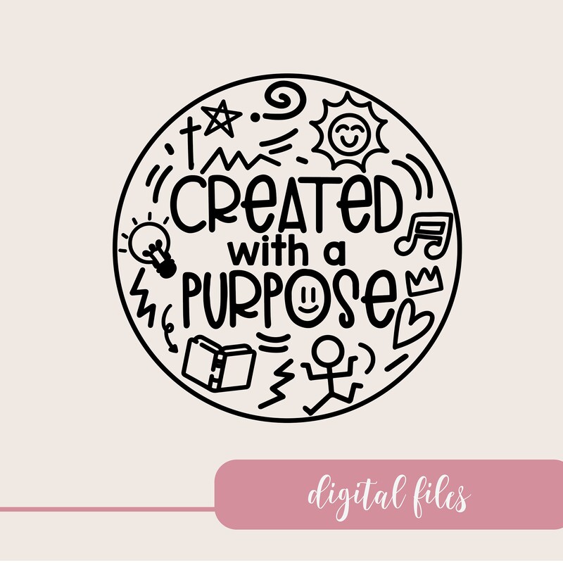 Created With Purpose Svg - Etsy