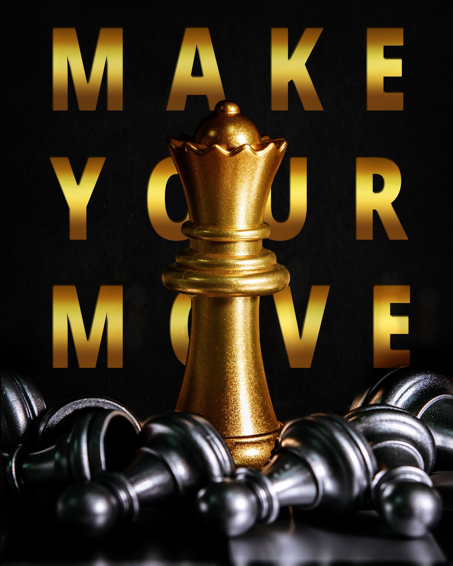 Wall Art: Make Your Move - Chess - Printable - Etsy