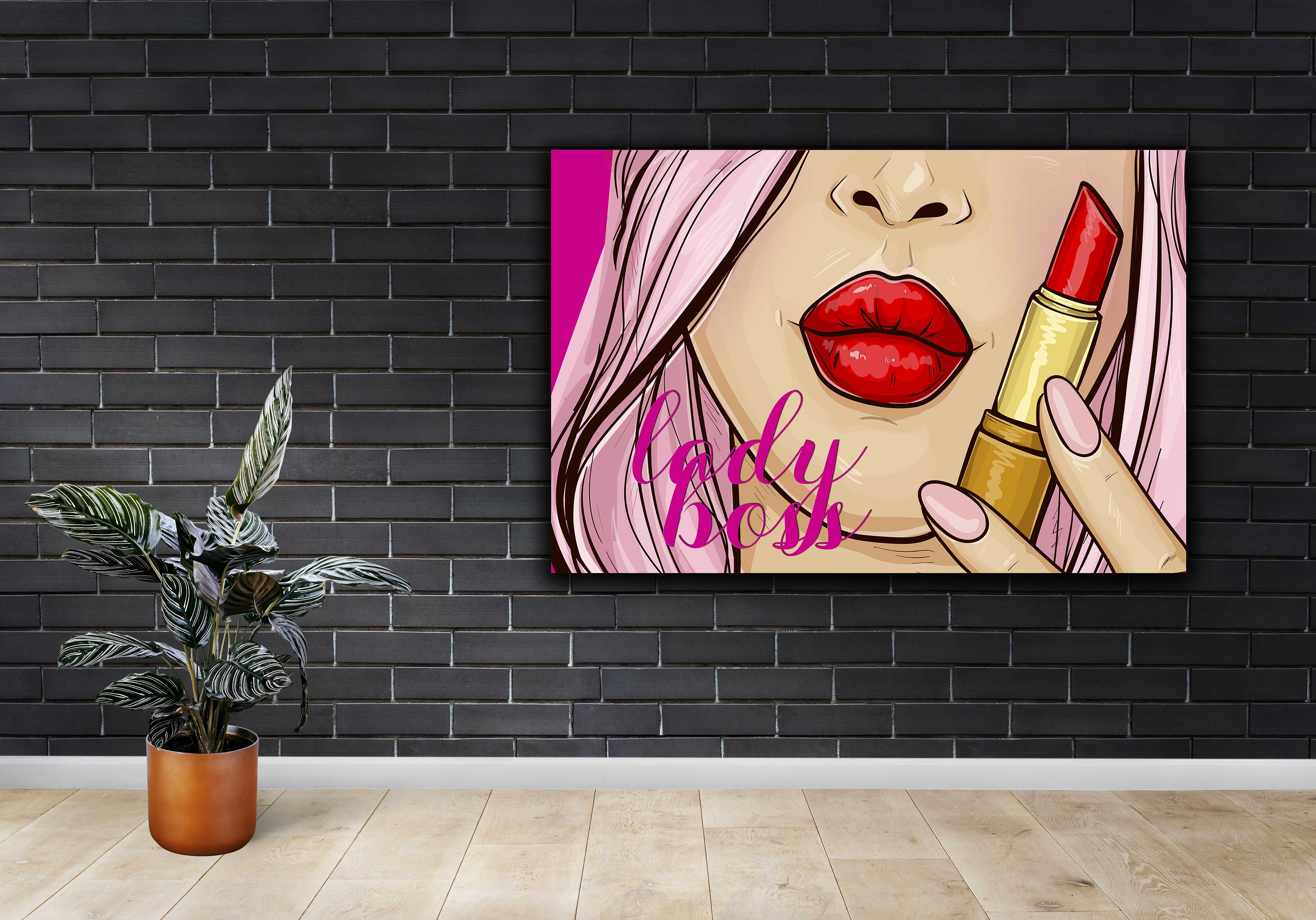 Wall Art: Lady Boss Printable Digital Prints Boss Lady Entrepreneur - Etsy