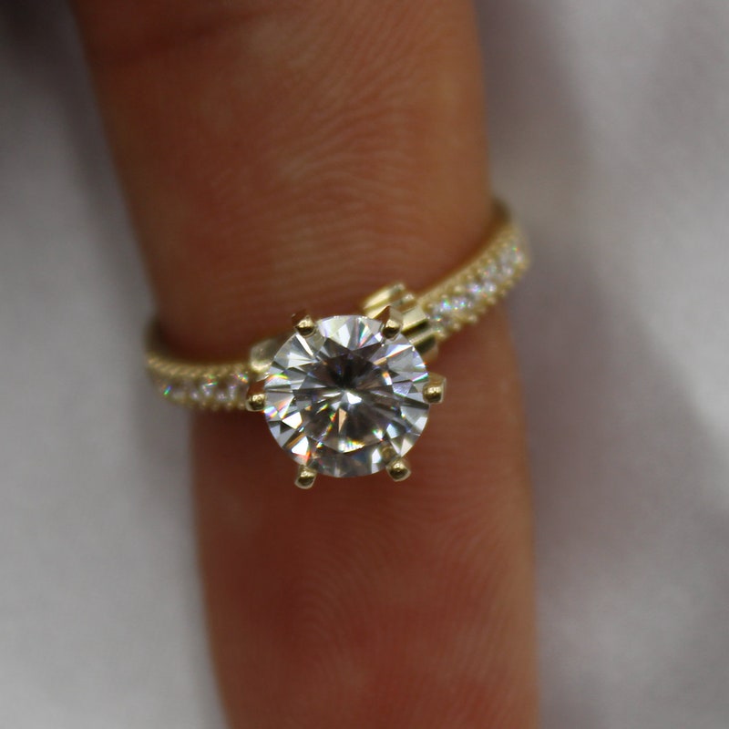 10k Gold Ring - Etsy