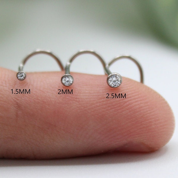 2mm Nose Stud - Etsy