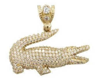 Gold Alligator - Etsy