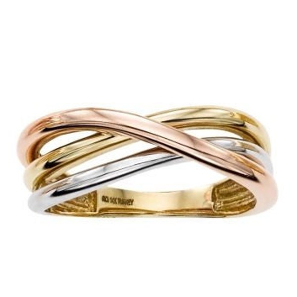 Tri Color Rings - Etsy