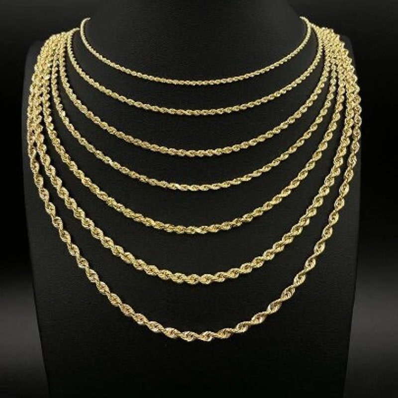 14k Gold Chain - Etsy