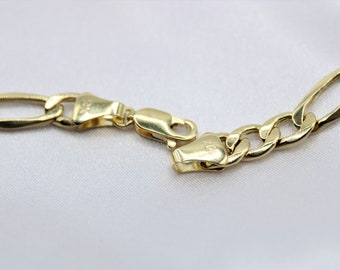 10K Gold Figaro Chain 10kt Gold Chain Real Handmade Gold Chain 1.5mm 2.5mm 3.5mm 5.5mm 7mm Figaro Chain Genuine 10K Gold Chain Etsy