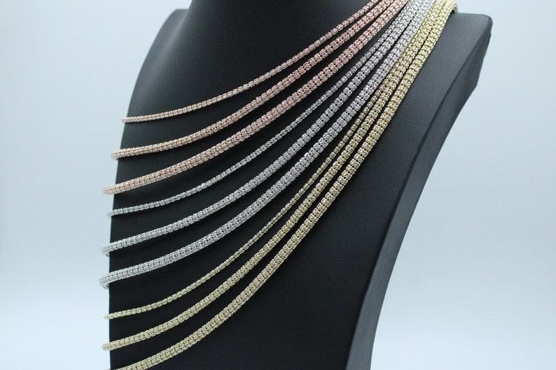 10k SOLID Real Gold Diamond Cut Ice Link Chain Necklace - Etsy