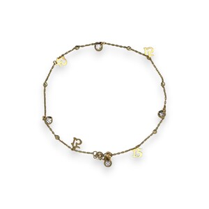 15 Anklet - 10K Yellow Gold - Etsy