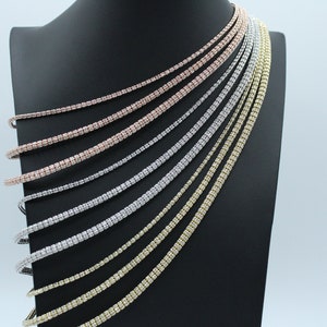 10k SOLID Real Gold Diamond Cut Ice Link Chain Necklace Yellow/white ...