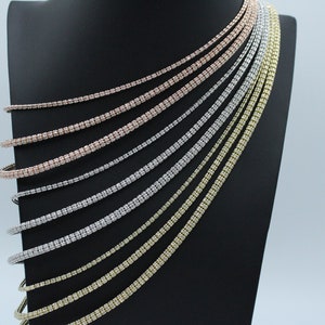 10k SOLID Real Gold Diamond Cut Ice Link Chain Necklace Yellow/white ...
