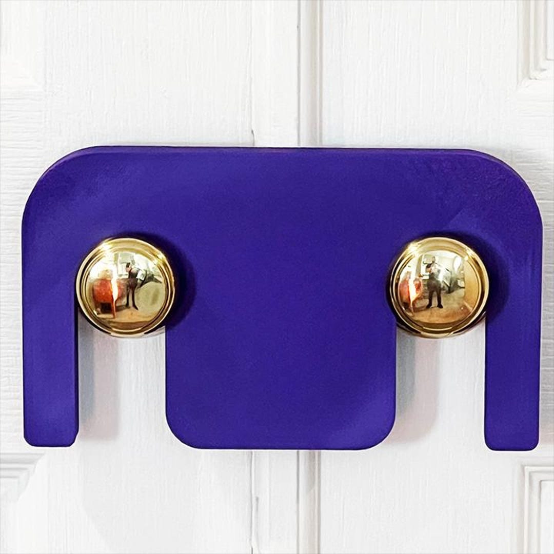 French Door Hanger and Door Lock, Plastic W/choice of Color, Standard ...