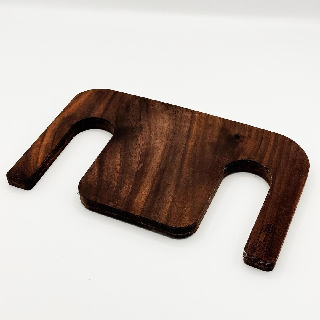French Door Hanger and Door Lock, Solid Walnut Hardwood, Small Size - Etsy