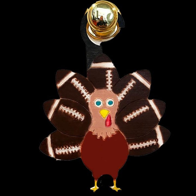Thanksgiving Turkey and Football Paintable Door Hanger Kids Project - Etsy