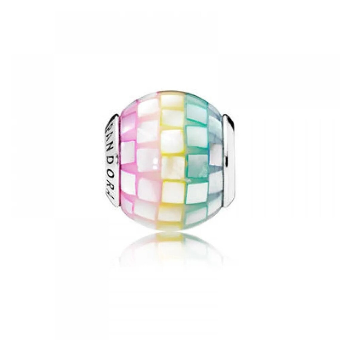 Exquiste Pandora 925 Multi Rainbow Color Mosaic Charm - Etsy