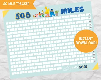 500 Mile Challenge - Etsy