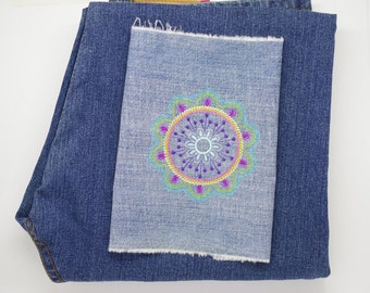 Applique Denim Jeans - Etsy